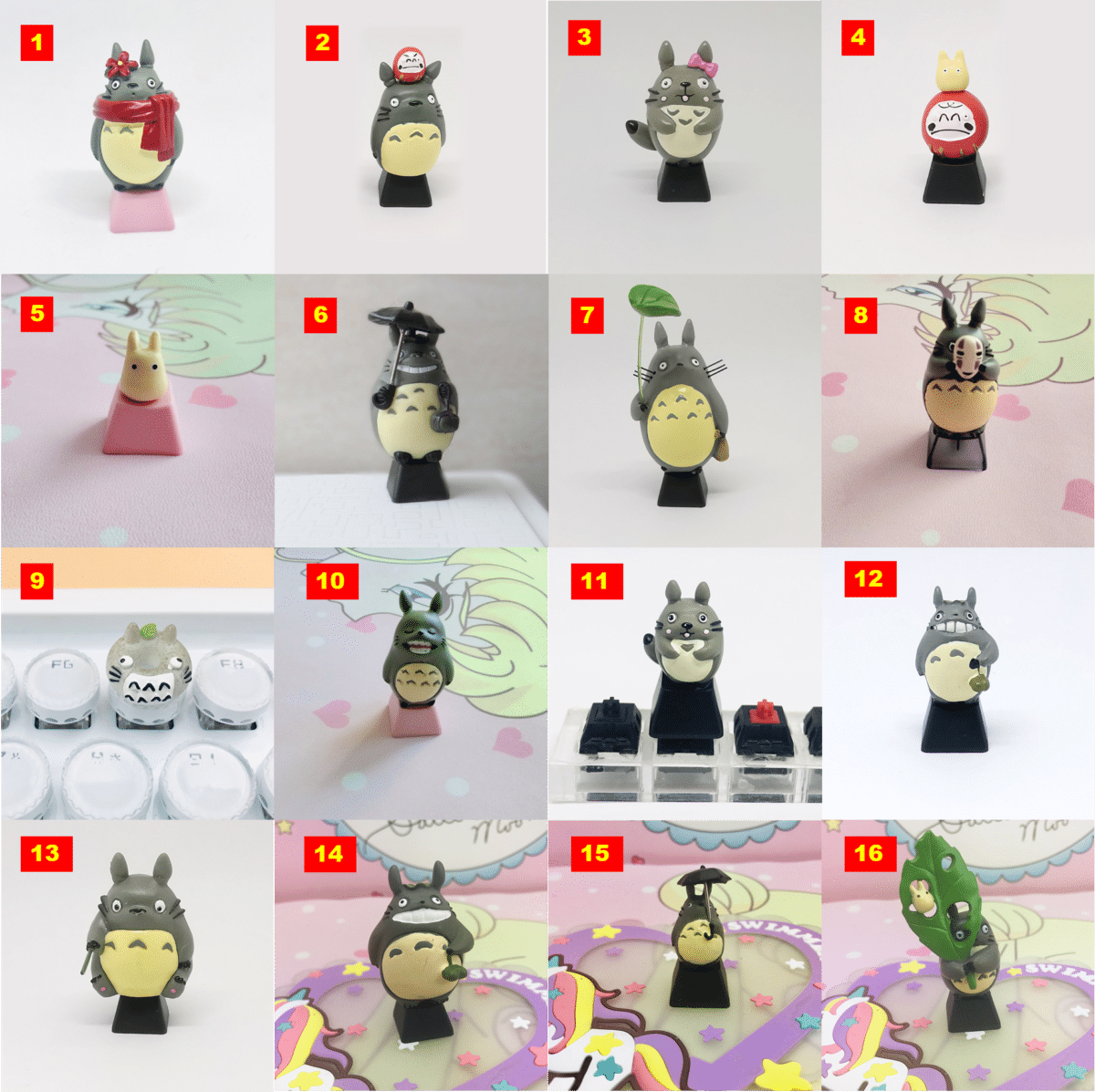 Totoro KeyCaps - となりのトトロ - My Neighbor Totoro - GIFT - FacFox Shop