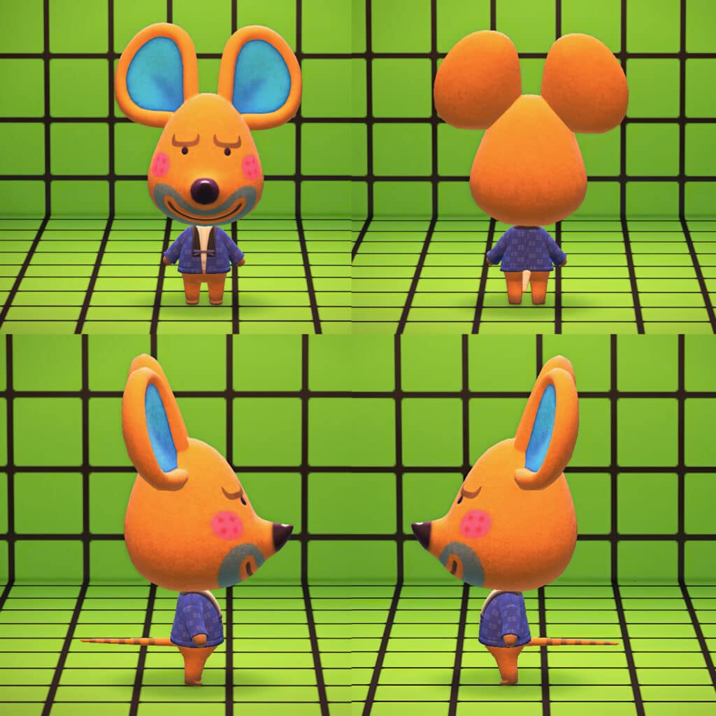 Animal Crossing Limberg the Mice and Billy the Goat PolyJet 3D Printed ...