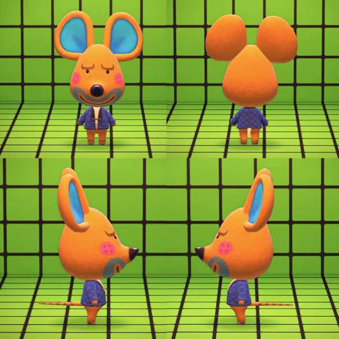 Animal Crossing Limberg the Mice and Billy the Goat PolyJet 3D Printed ...