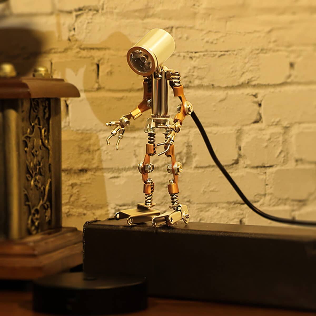 Steampunk Mechanical Robot Lamp DIY Kit - FacFox Shop
