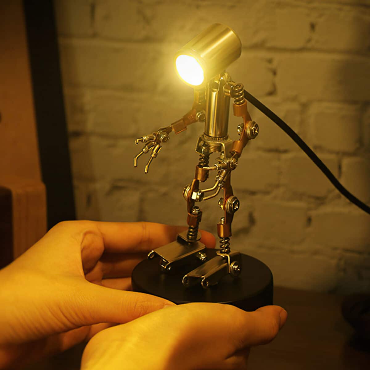Steampunk Mechanical Robot Lamp DIY Kit - FacFox Shop