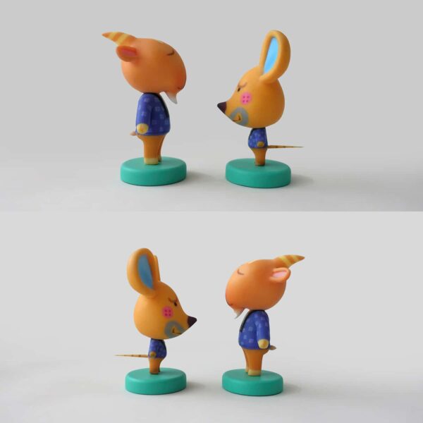 Animal Crossing Limberg the Mice and Billy the Goat PolyJet 3D Printed ...