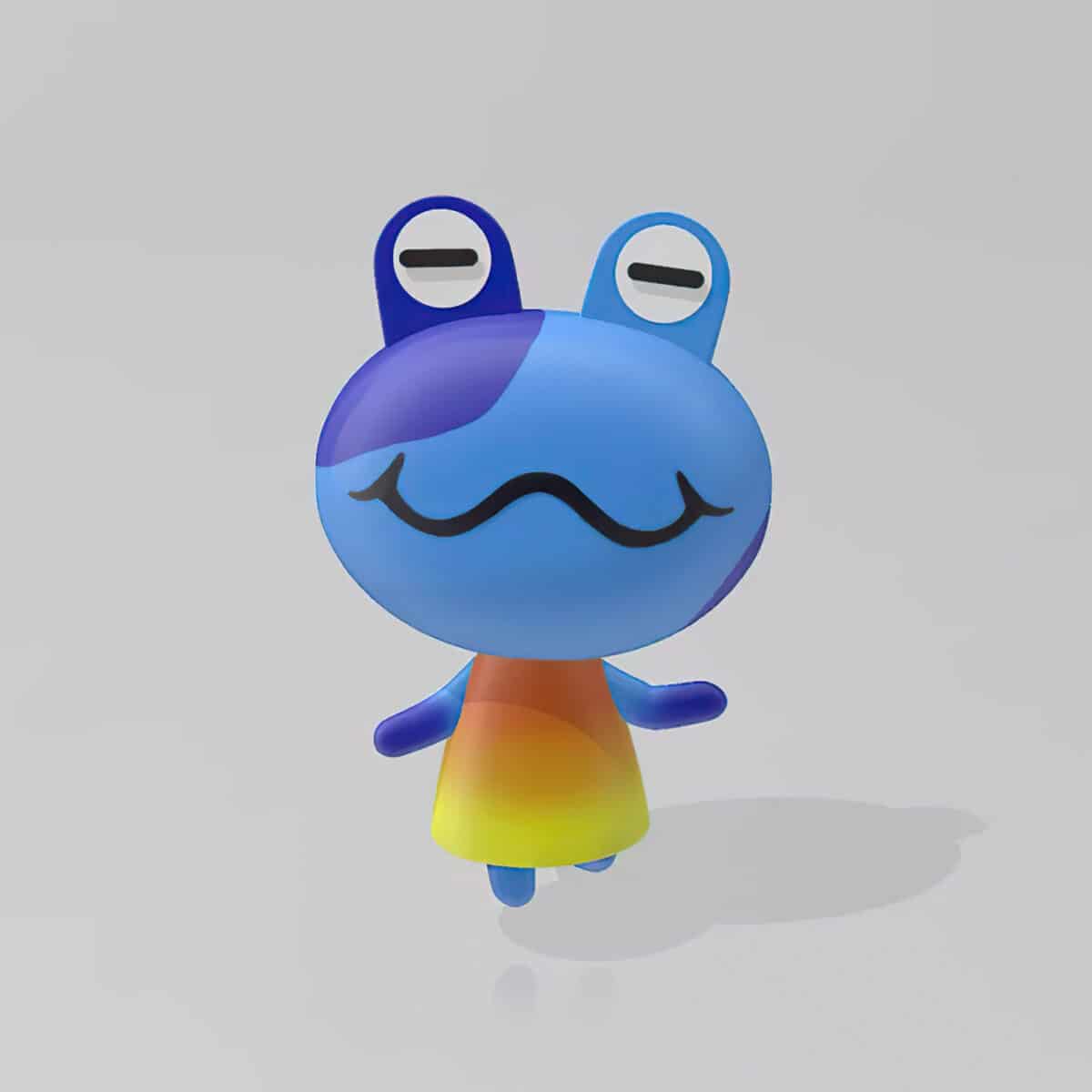 Animal Crossing Jeremiah the Frog PolyJet 3D Printed Full-color Resin ...