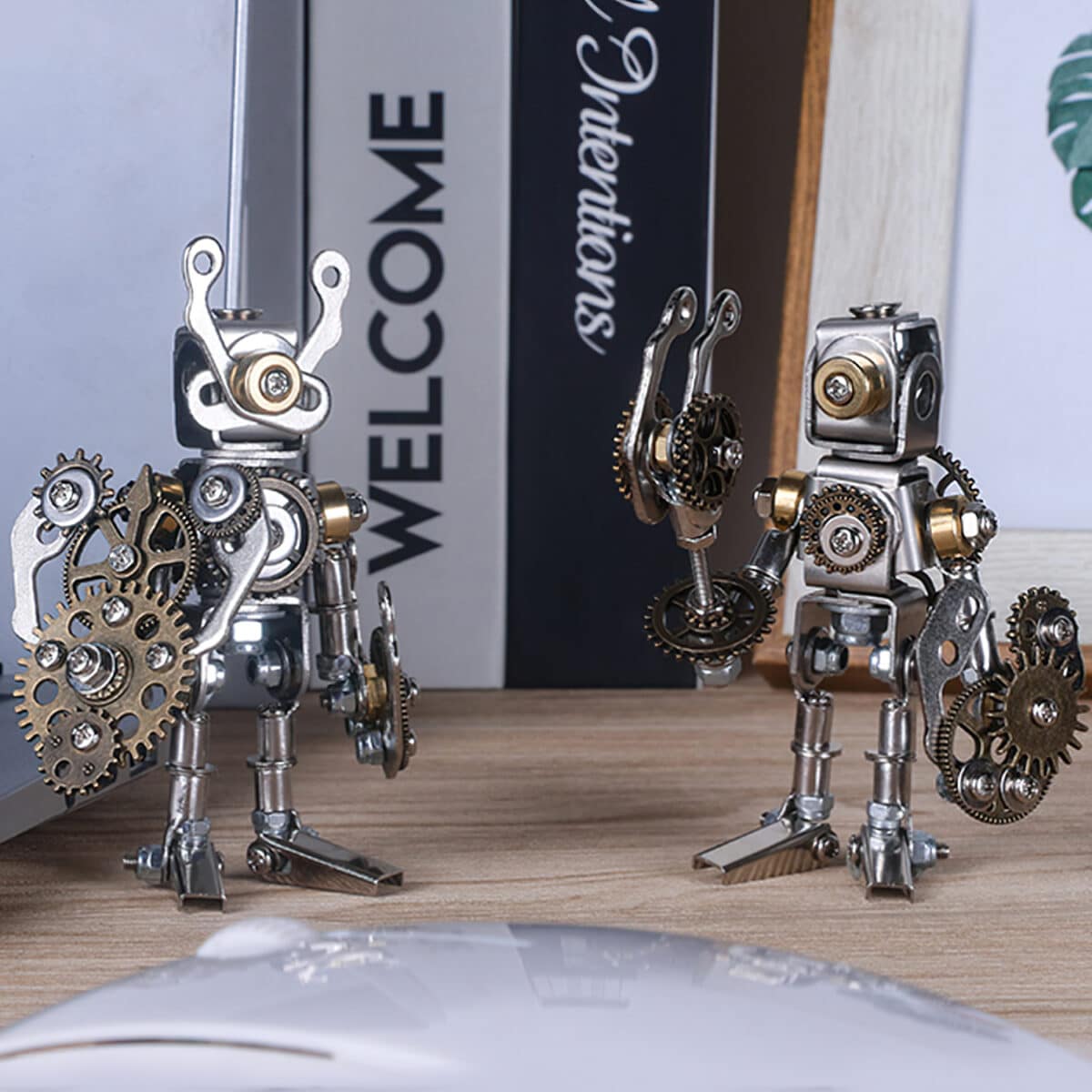 Steampunk Mechanical Vintage Metal Robot DIY Kit Blind Box - FacFox Shop