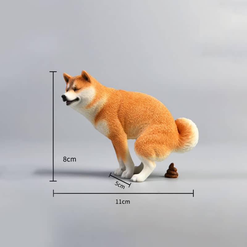 1/6 Lifelike Pooping Dog & Peeing Dog Shiba Inu Resin Statue - FacFox Shop