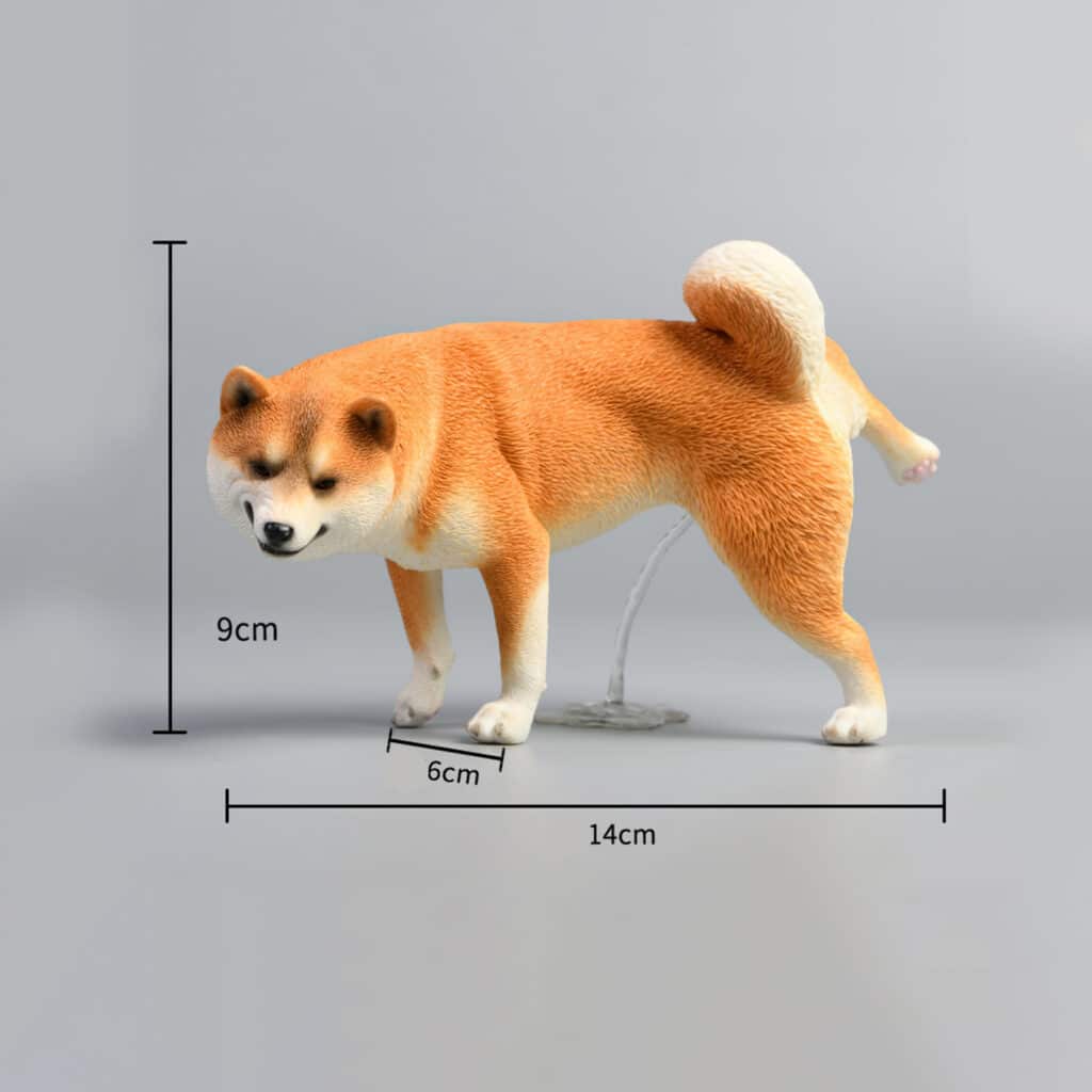 1/6 Lifelike Pooping Dog & Peeing Dog Shiba Inu Resin Statue - FacFox Shop