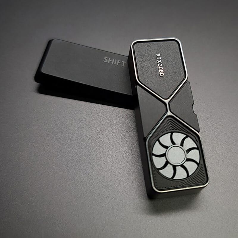 RTX3080 GPU Right Shift 2.75U Spinning Top Metal Keycap - FacFox Shop