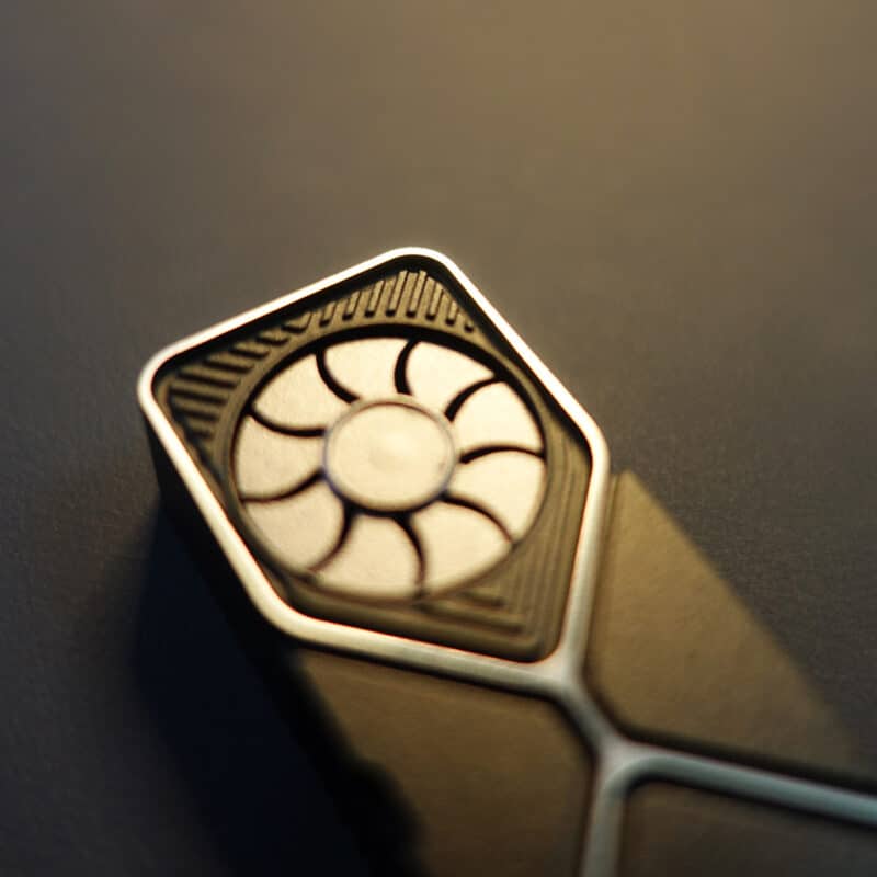 RTX3080 GPU Right Shift 2.75U Spinning Top Metal Keycap - FacFox Shop