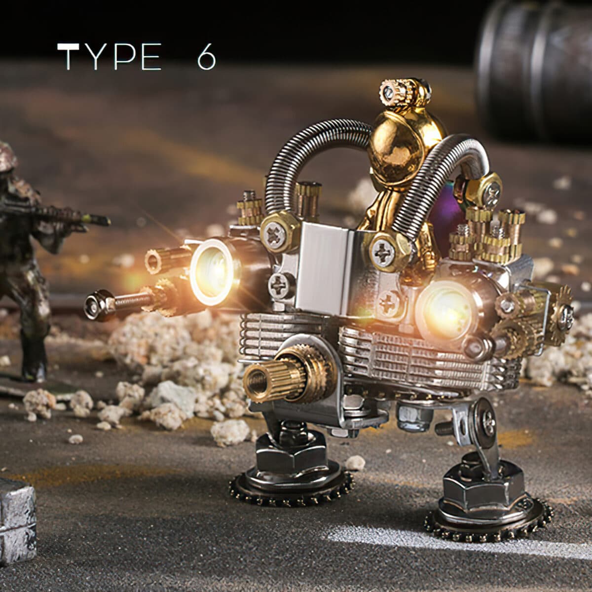 Steampunk Mechanical Armour DIY Kit Blind Box - Tank / Exoskeleton ...