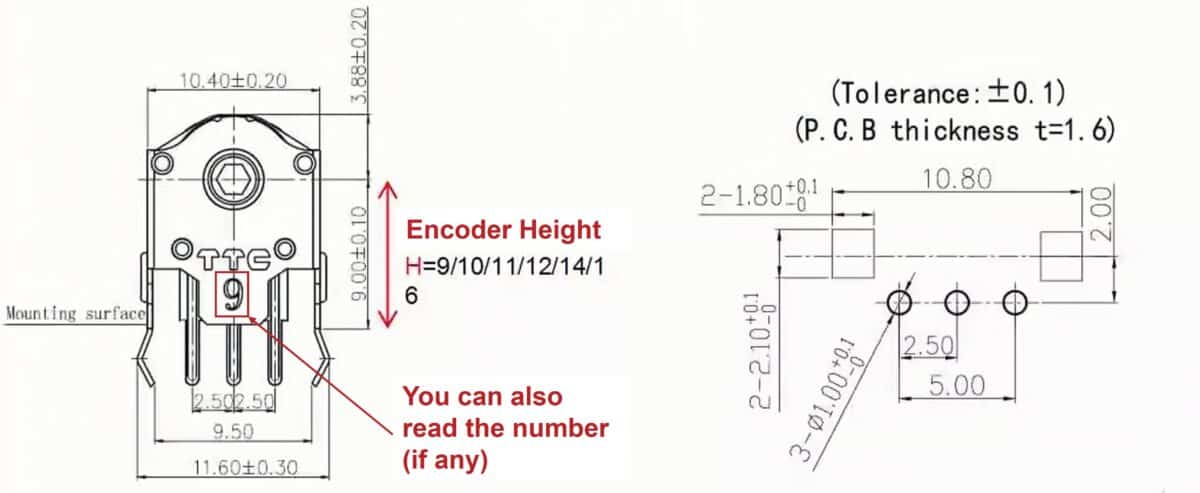 Scroll Wheel Encoder for Gaming Mouse - TTC/Kailh/ALPS - FacFox Shop