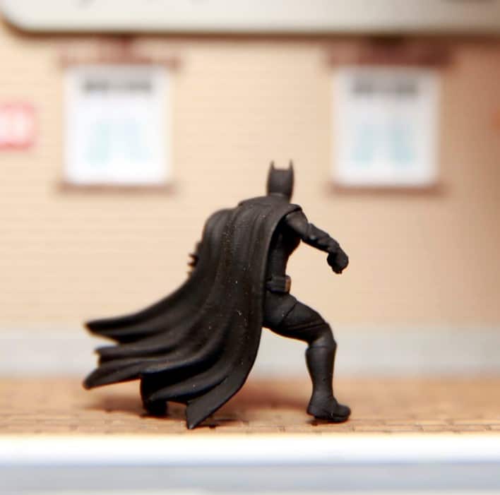 Mini Batman model 1:87 - 3D Printed miniature - FacFox Shop