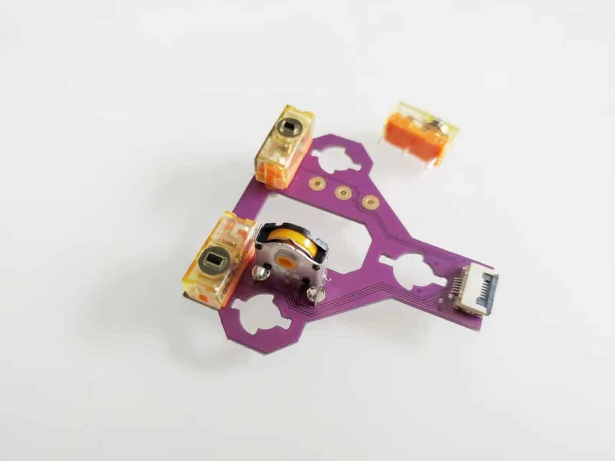 Gold Plated Hot-swappable Mouse PCB Board for Cherry Xtrfy M8 Wireless ...